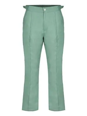 DAVID WEJ Hugo Linen Trouser - Green