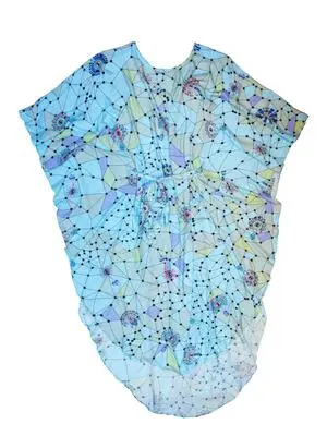 TRAMP IN DISGUISE Tramp In Disguise Digitally Printed Kaftan With Belt