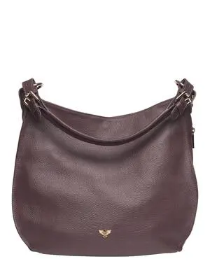 APATCHY LONDON Harriet Leather Hobo Bag - Red