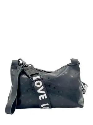 LYNN TALLERICO Nancy Star Leather Crossbody Bag - Black