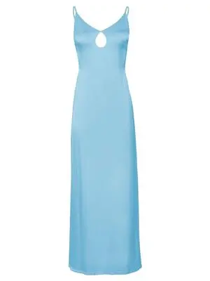 FOREVER YOUNG THE LABEL Aria Open-back Maxi Dress - Blue