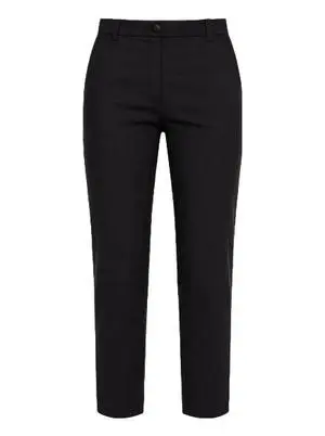 CONQUISTA Slim Fit Gabardine Pants - Black