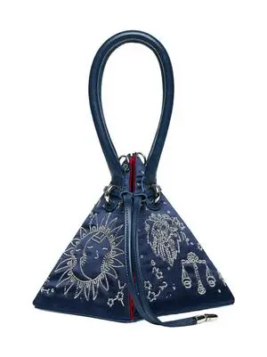 SONGS OF SIREN Zodiac Pyramid Bag - Blue/silver