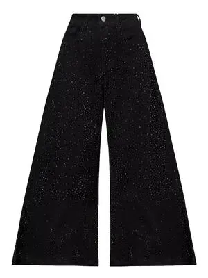 AMY LYNN Diamante Flare Jeans - Black