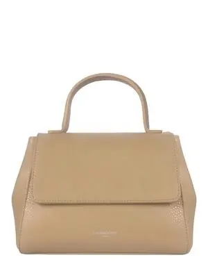 LE PARMENTIER Top Handle Lady Bag With Strap - Black
