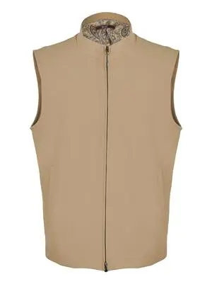 DAVID WEJ Ashford Relaxed Gilet - Brown