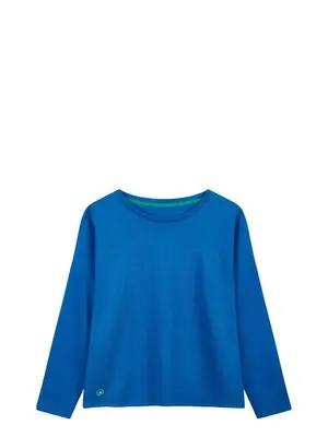 LOUNGERS Boxy Sweatshirt - Blue