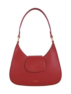 LE PARMENTIER Obolo Leather Shoulder Bag - Red