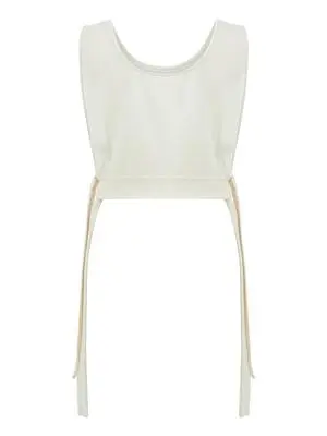 LILAMIE Neutrals Istanbul Square Neck Summer Bustier Top - Beige