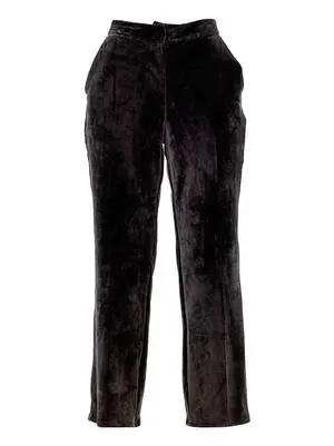 MAISON BOGOMIL Plush Straight Pants - Black