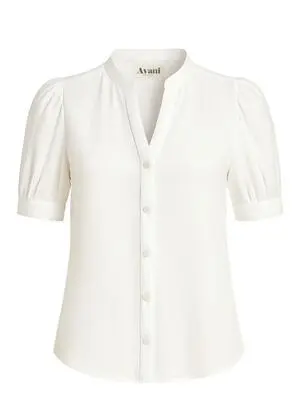 AVANI APPAREL Magnolia Blouse - White