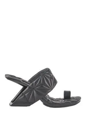 United Nude Loop Toe High Heel Sandals - Black