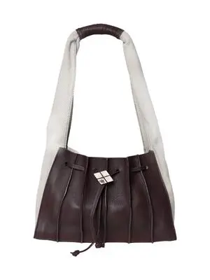 MAESE PLACE Tablao Tapiz Mini Bucket Bag - Brown