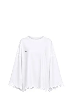 MYSIMPLICATED Oversized Cotton Sweater - White