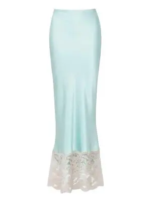 MONTCE Natalia Lace Maxi Skirt - Blue