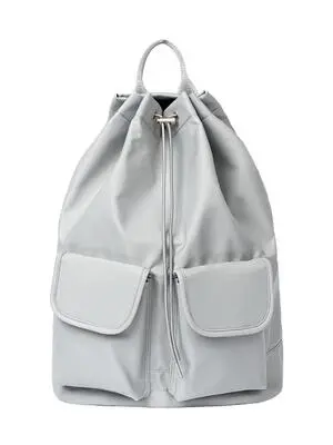 HAH ARCHIVE Two-Pocket Drawstring Bag