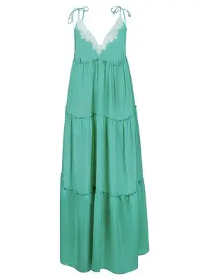 SASHA LA MER Lulu Silk Maxi Dress