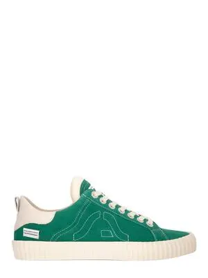 SPRINGA | UNIQUE VULCANIZED SNEAKERS ITALIAN HANDMADE Wavy Suede Sneakers - Green