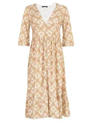MORRATO BALI Celia Midi Dress - Brown