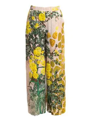 ARTISTA Gold Fennel Wide Leg Pants - Yellow