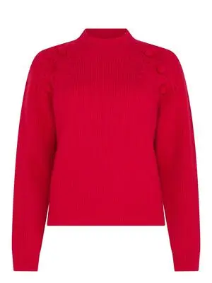 SOUR FIGS Bobble-knit Jumper - Red