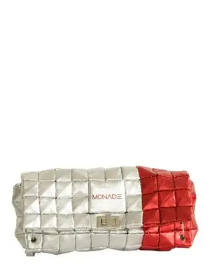 MONADE Two-toned Pouch - Red/silver