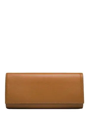 LOVARD Leather Clutch With Interior Card Slots
