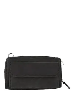 SPRINGMOONATELIER Handmade Leather Crossbody Bag - Black
