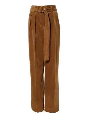 AGGI BY HALEWSKI Janice Corduroy Trousers - Brown