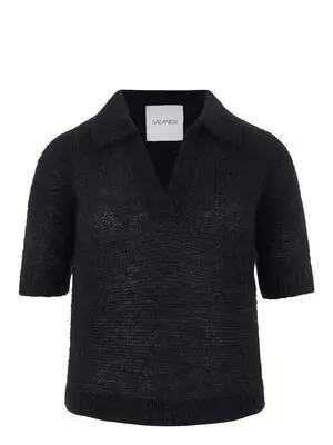 SALANIDA Melody Mohair Polo Top