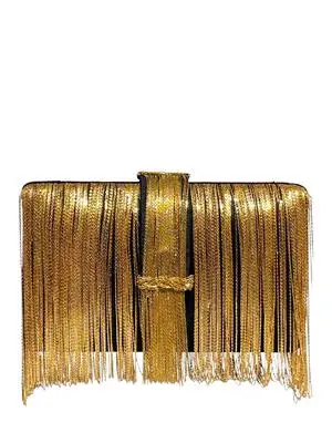 SIMITRI Braided Evening Clutch - Black