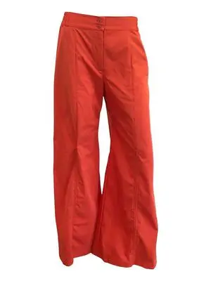 SNIDER Bird Of Paradise Wide Leg Trousers - Red