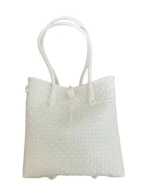 PINK HALEY Darla Recycled Plastic Woven Tote