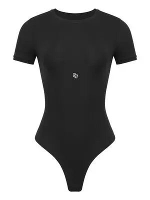 GOD SAVE QUEENS Second Skin T-shirt Bodysuit - Black