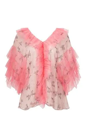 BY MOUMI Kitten Kay Blouse - Pink