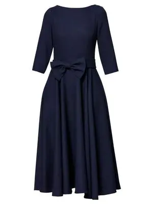 HELEN MCALINDEN Fit-and-flare Midi Dress - Blue