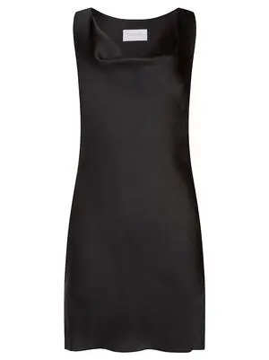 ROSES ARE RED Mini Dress Cowl Neck Viscose Blend - Black