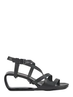 United Nude Mobius Sia Mid Strappy Sandals - Black