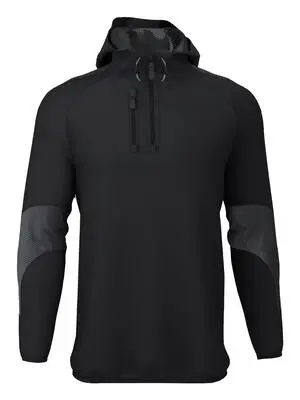 NUMBAT Weatherproof Hooded Pullover Jacket - Black