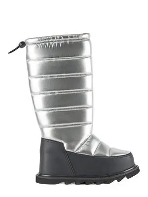 United Nude Zembla Bubble Knee High Boots - Silver