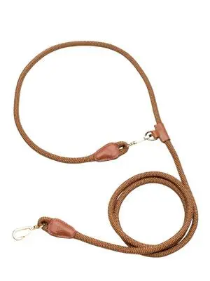 Zoë Pet Atelier Paracord Crossbody Dog Leash - Brown