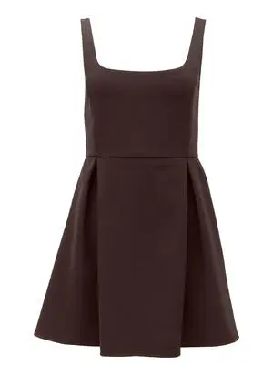 FOREVER YOUNG THE LABEL Norah Mini Dress - Brown