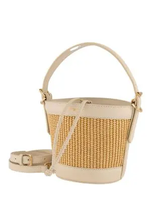 OTRERA Helios Straw Bucket Bag