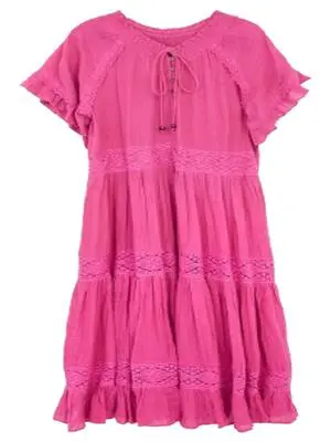SAACHI Cotton Long Kaftan Dress