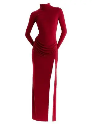 MAISON DE GALA Lena Midi Dress - Red