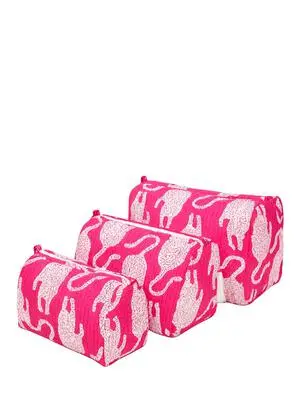 CYC Cotton 3-piece Travel Set - Pink