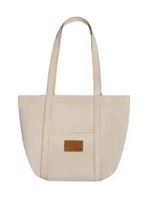 LK BLUE Neutrals Denim Tote Bag - Beige