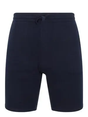 PAUL JAMES KNITWEAR Midweight Allessio Cotton Knitted Shorts - Blue