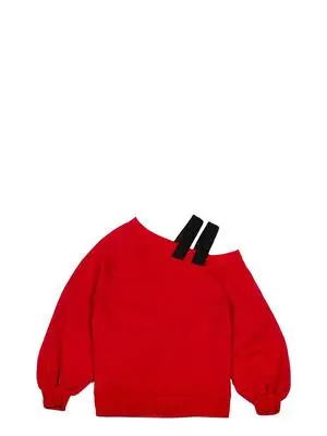 IOANA CIOLACU Sonia Sweatshirt - Red/black