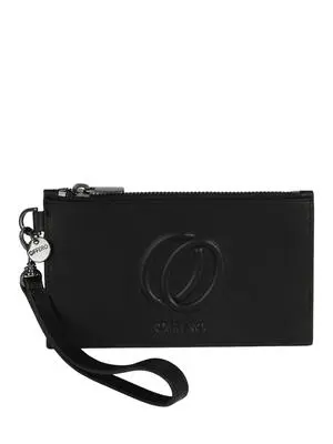 OFFERO COLLECTION Offero Collection Leather Theft Deterrent Wallet With Wristlet Strap